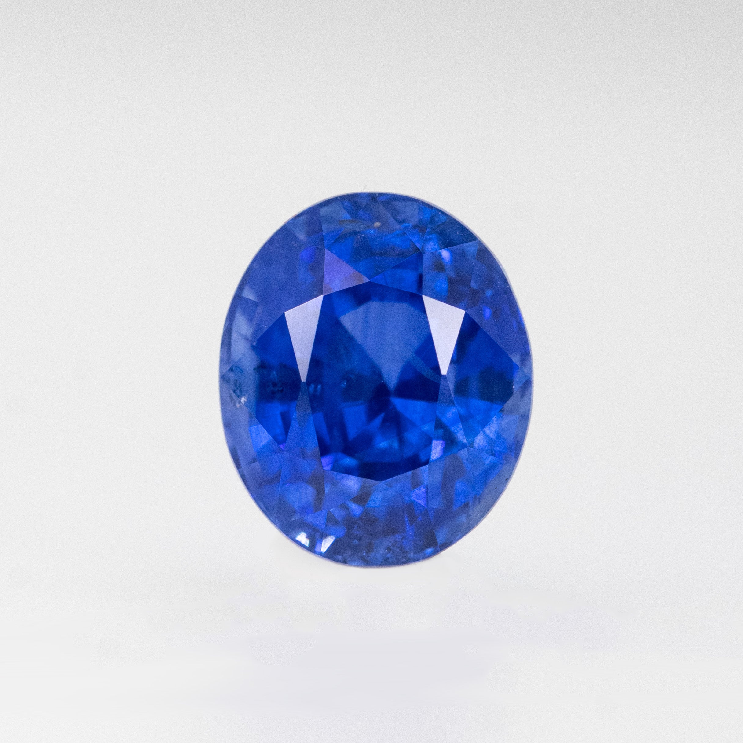 2.02 Carat Cobalt Blue Oval Sapphire – Midwinter Co. Alternative Bridal ...