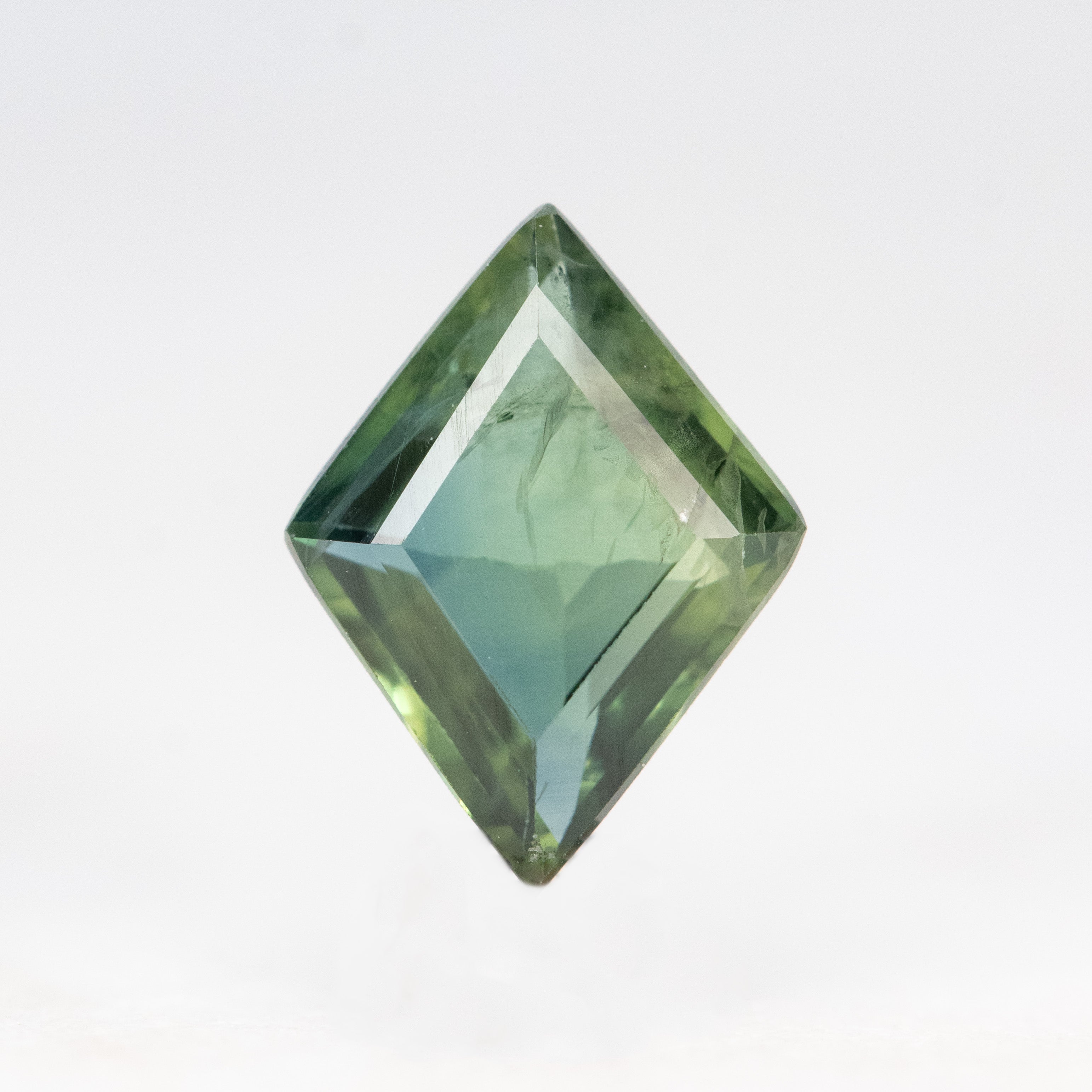 1.33 Carat Green Lozenge Sapphire – Midwinter Co. Alternative Bridal ...