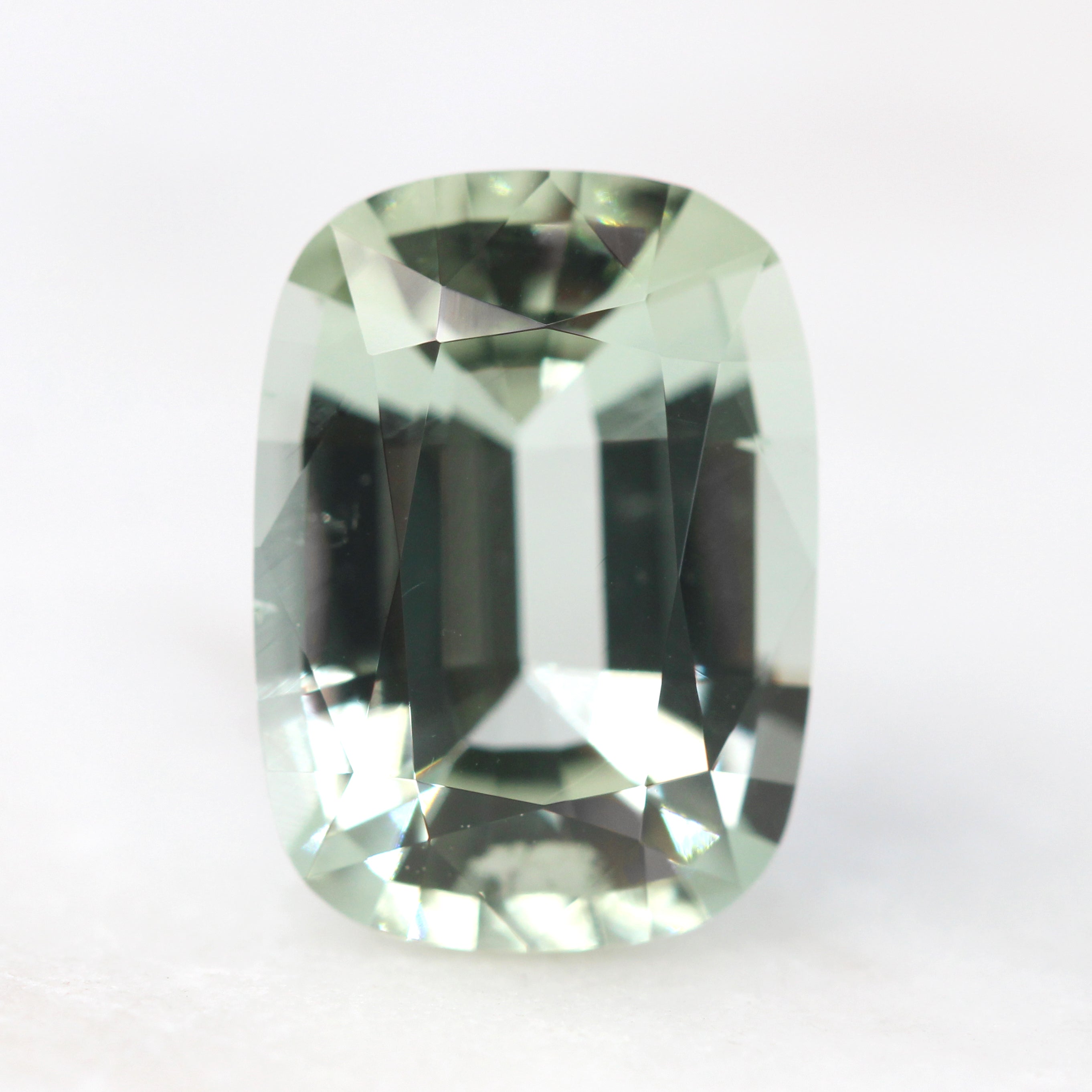 3.50 Carat Elongated Cushion Cut Mint Green Tourmaline for Custom Work – Midwinter Co ...