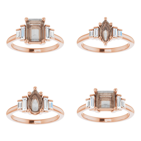 Zan Setting | Midwinter Co. Alternative Bridal Rings and Modern Fine ...